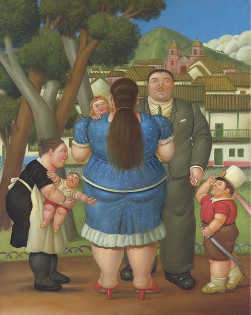 Fernando Botero | A Family | MutualArt