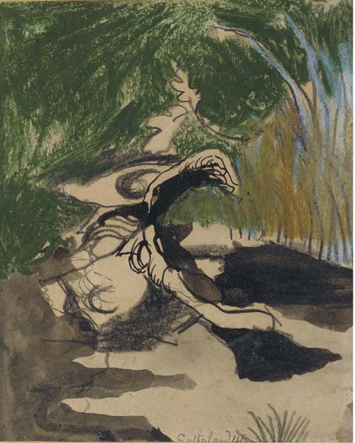 Graham Sutherland | Tree Form in Garden (1941) | MutualArt