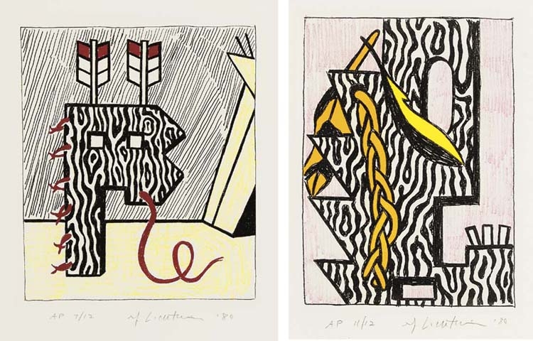 Roy Lichtenstein | Head with Braids (C. 168) (1980) | MutualArt