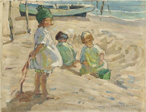 Dorothea Sharp | Children by the sea | MutualArt
