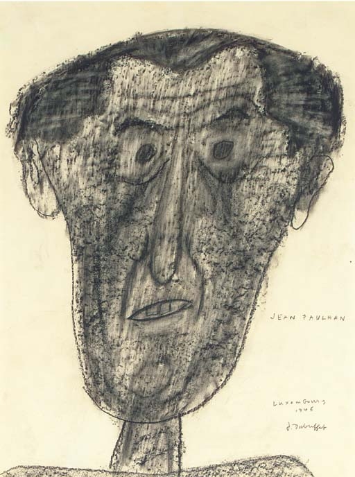 Jean Dubuffet | Portrait de Jean Paulhan - Luxembourg (1948) | MutualArt