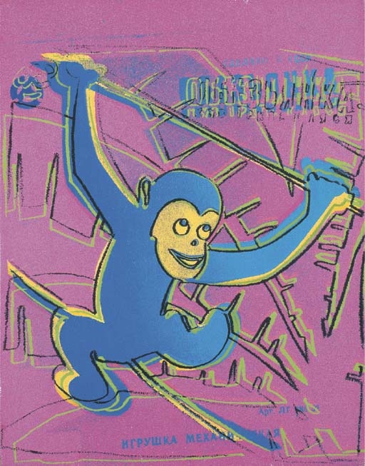 Andy Warhol | Toy Painting (Monkey) (1983) | MutualArt