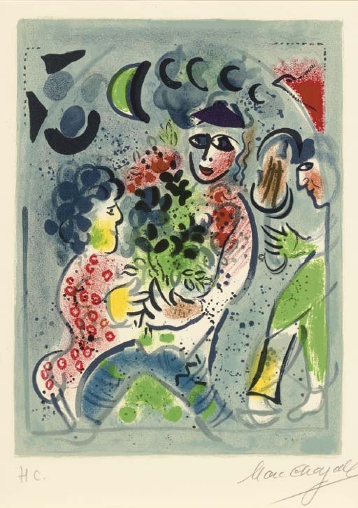 Marc Chagall | Frontispiece, from Chagall Lithographe | MutualArt