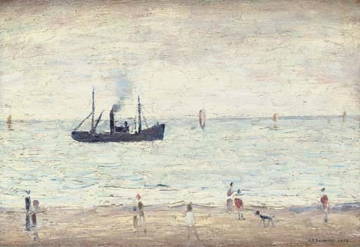 Laurence Stephen Lowry | Shipping, Sunderland (1962) | MutualArt