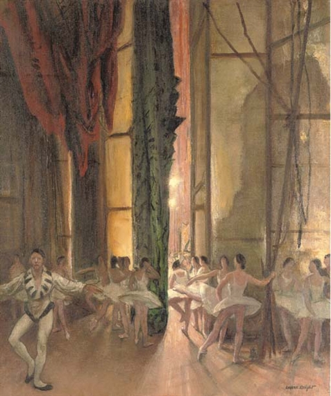 Dame Laura Knight | Backstage at the Ballet | MutualArt