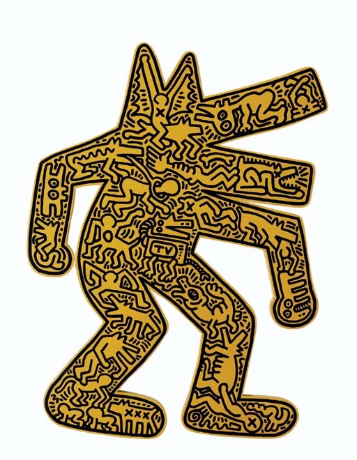 Keith Haring | Dog (1986) | MutualArt