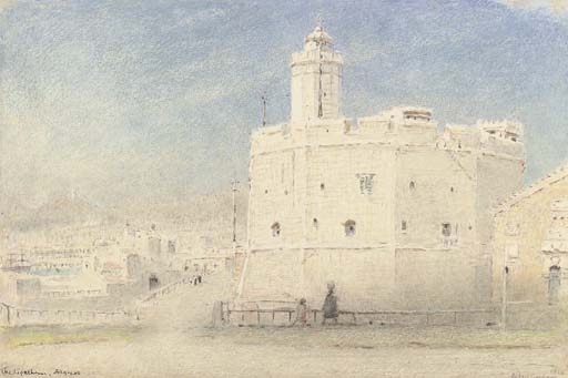 Albert Goodwin | The rain from heaven, All Souls, Oxford (1922) | MutualArt