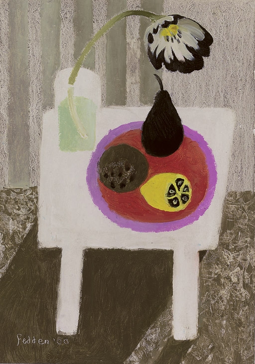 Mary Fedden | The Blue Table | MutualArt
