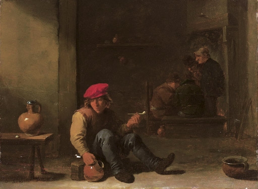 David Teniers the Younger | Inn scene with card players | MutualArt