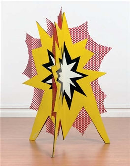 Roy Lichtenstein | Standing Explosion (Red) (1966) | MutualArt