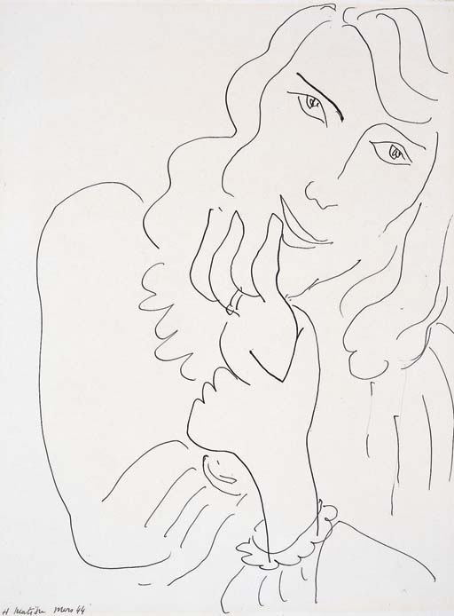 Henri Matisse | Femme accoudée (1942) | MutualArt