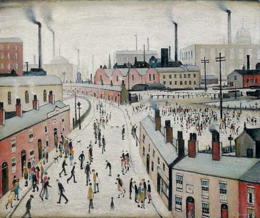 Laurence Stephen Lowry | Lowestoft Harbour (1947) | MutualArt