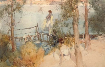 William Russell Flint | Women bathing | MutualArt