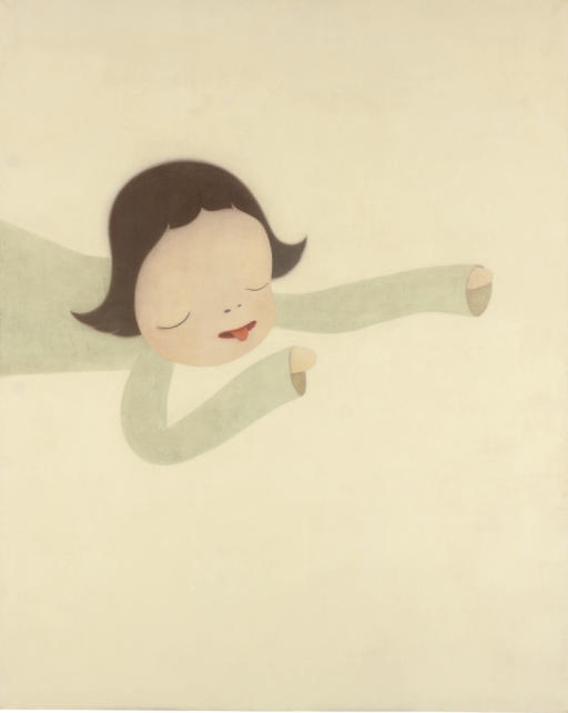 Yoshitomo Nara | KNIFE BEHIND BACK (2000) | MutualArt