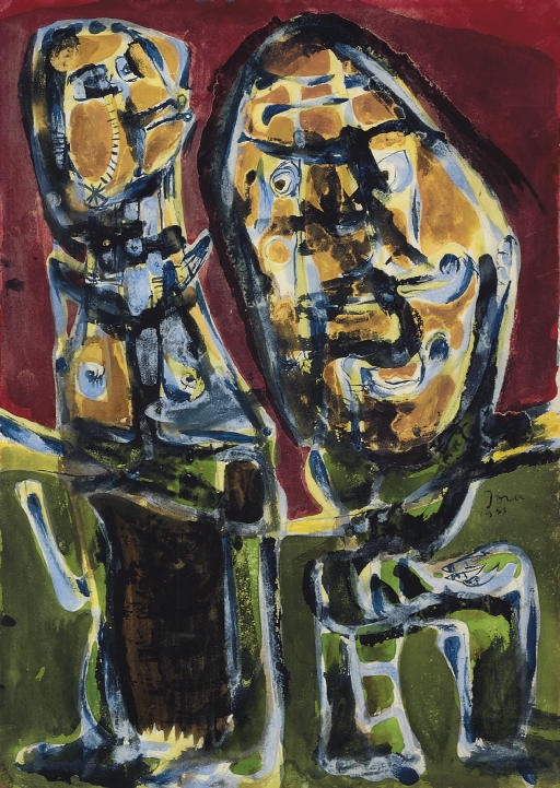 Asger Jorn | Untitled (1953) | MutualArt