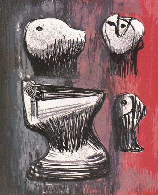 Henry Moore | Draped and reclining Figure | MutualArt