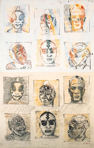 Larry Rivers | Leni's Kau People Carbon Color | MutualArt