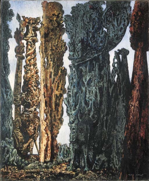 Max Ernst | Creatures of the swamp (1945) | MutualArt
