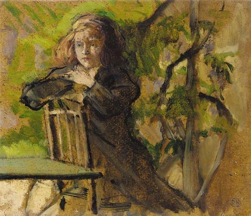 Derek Hill | Portrait of Emma, Daughter of Mrs Betty Batten | MutualArt