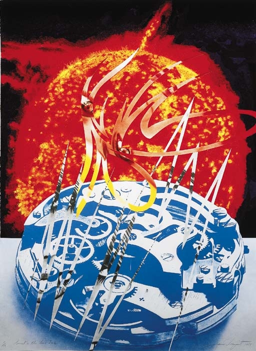 James Rosenquist | Sun Sets on the Time Zone, from Welcome to the Water ...