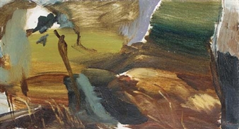 Hitchens Ivon | Terwick Mill no.14, Waterfall (1945) | MutualArt