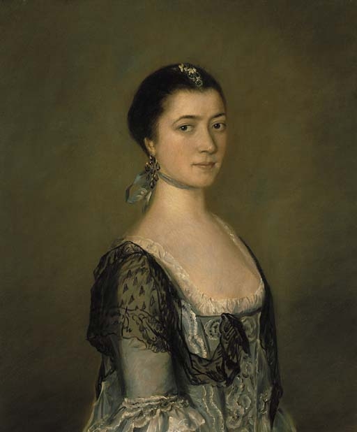 Thomas Gainsborough | Portrait of Miss Elizabeth Edgar (1733-1791 ...