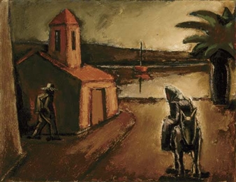 Josef Herman | Two Miners | MutualArt