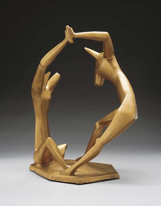Alexander Archipenko | Dancers, Version 3 (1912) | MutualArt
