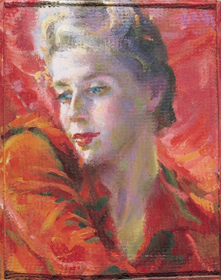 Giacomo Balla | Luci di corallo (Ritratto di Elica Balla) | MutualArt