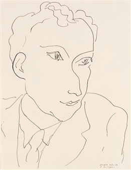 Henri Matisse | Portrait de Louis Aragon | MutualArt