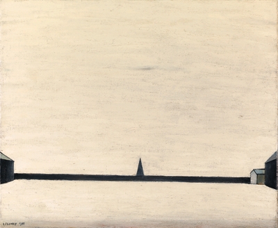 Laurence Stephen Lowry | Church Spire in Maryport (1960) | MutualArt