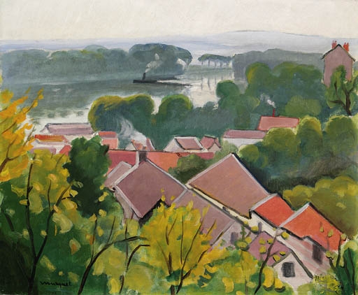 Albert Marquet | Les toits rouges | MutualArt