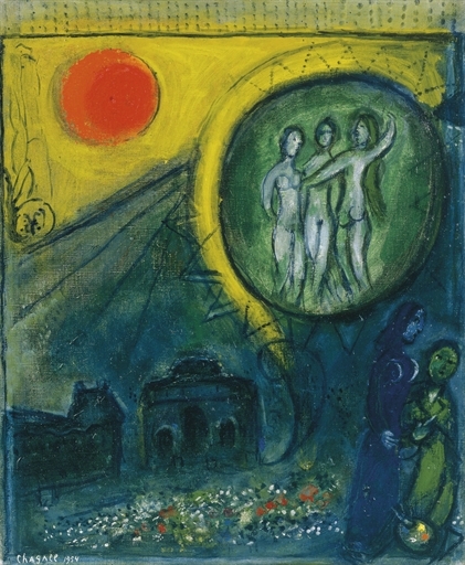 Chagall Marc | Le carrousel du Louvre | Artwork performance at auction ...