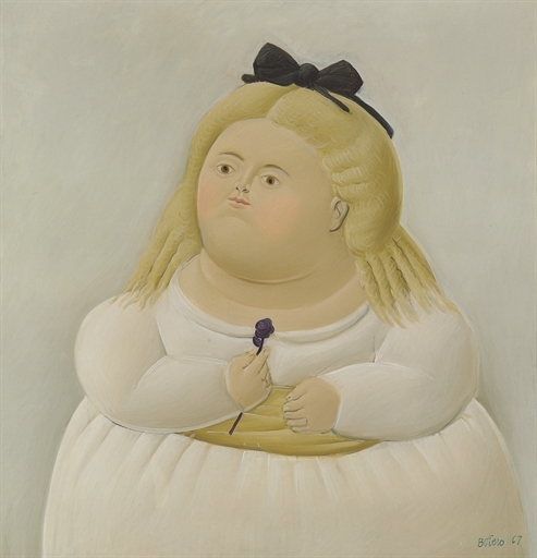 Fernando Botero | Maceta de flores (1967) | MutualArt