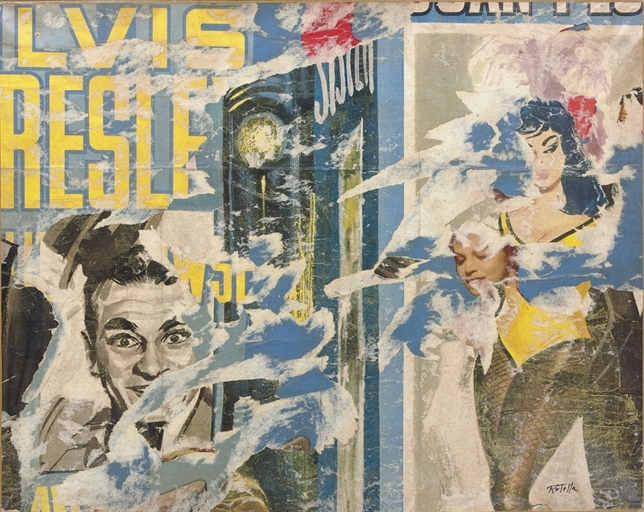 Mimmo Rotella | Cleopatra (1973) | MutualArt
