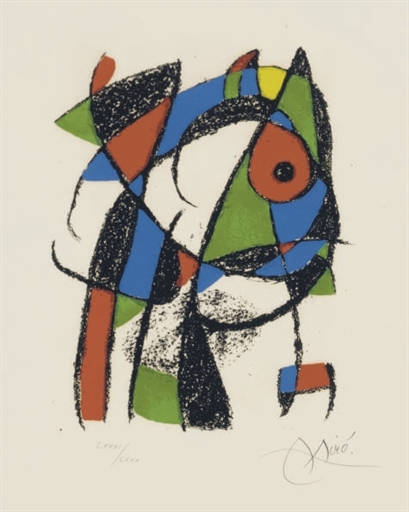 Joan Miró | Singing Fish from Miró Lithographe (1972) | MutualArt