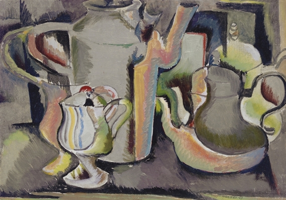 Man Ray | Still Life with Pitchers | MutualArt