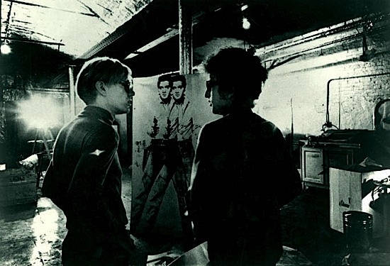 Nathan Louis Finkelstein | Andy Warhol et Bob Dylan (1967) | MutualArt