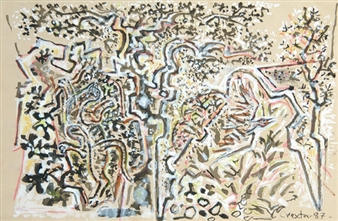 Craxton John | Goat and Birds (1984) | MutualArt