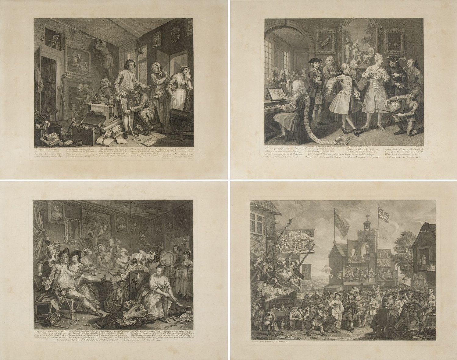 William Hogarth | A Rake's Progress | MutualArt