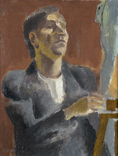 Wilhelm Gimmi | Portrait du sculpteur Gisler (1918) | MutualArt