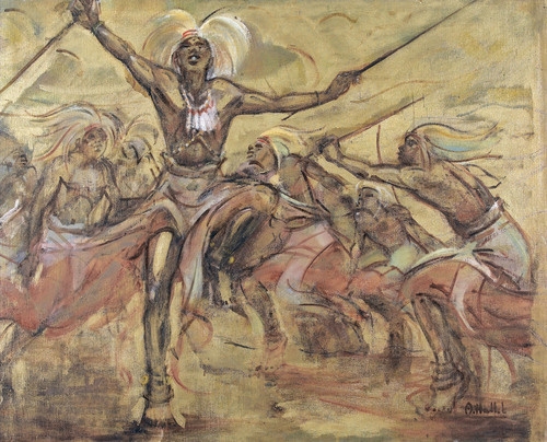 Andre Hallet | Danseurs Watusi | MutualArt