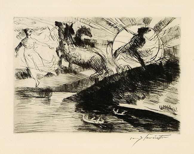 Lovis Corinth | Apollo und die rosenfingerige Eos (1919) | MutualArt