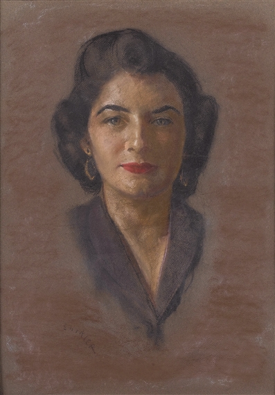 Aaron Shikler | WOMAN READING (THE ARTIST'S WIFE) (1962) | MutualArt