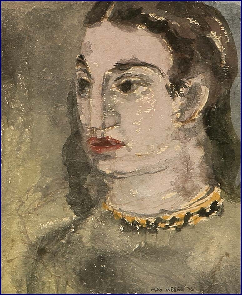 Max Weber | Portrait of a woman (1926) | MutualArt