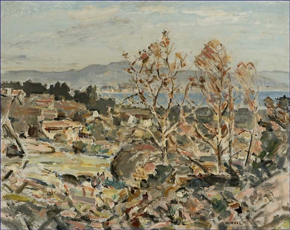 Clarence Hinkle | Rincon Vista depicting foothills through the trees ...