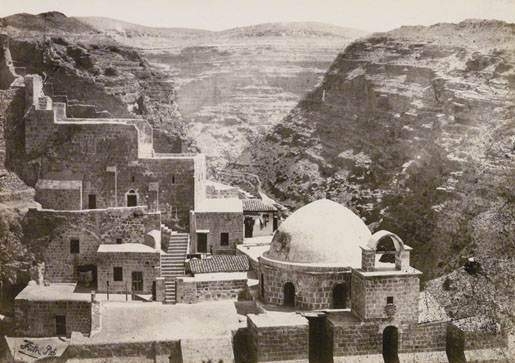 Francis Frith | Palestine, Convent of Marsaba - Banias, the Ancient ...