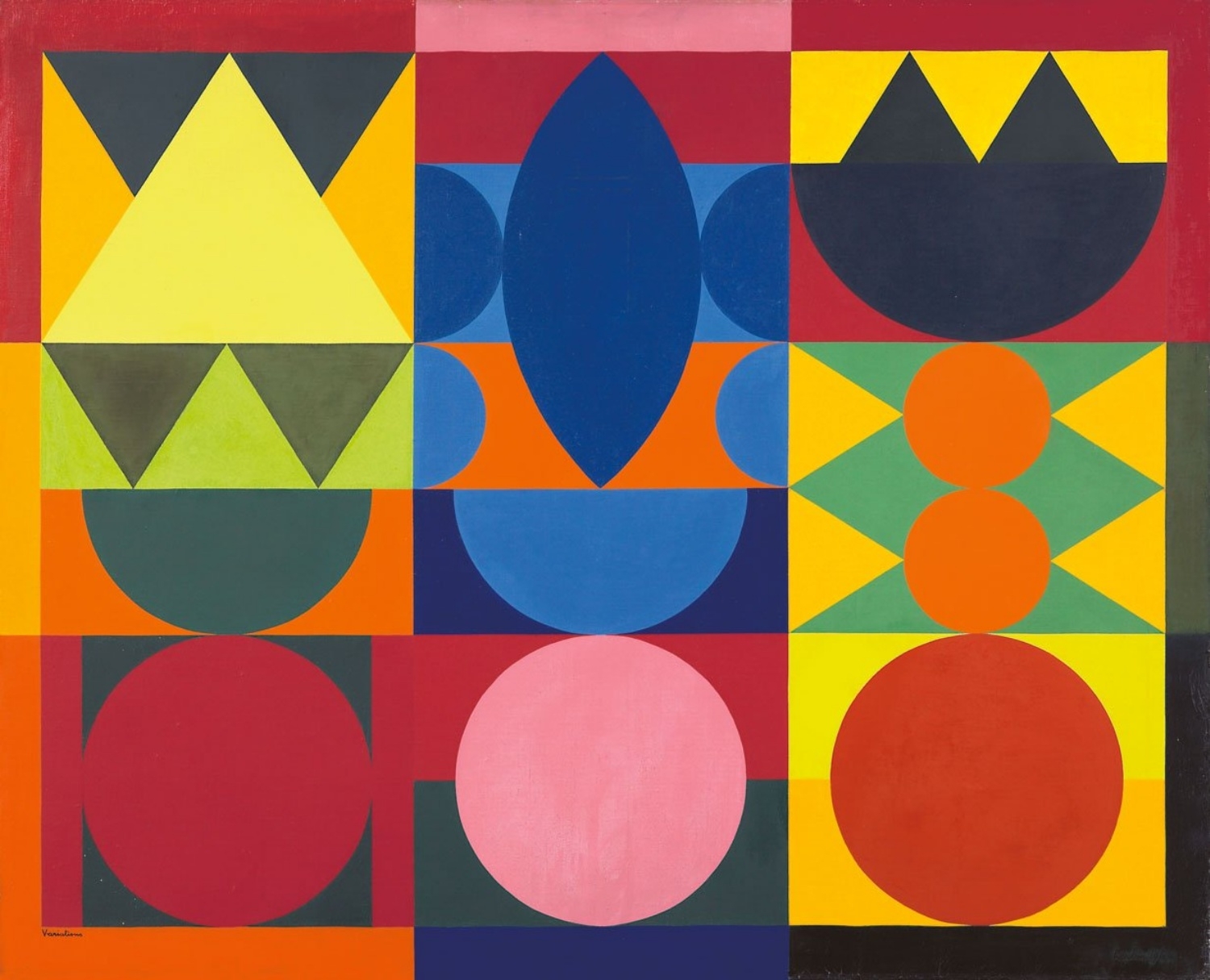 Auguste Herbin | Variations | MutualArt