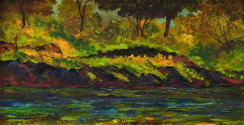 Joaquín Clausell | Paisaje con arroyo | MutualArt