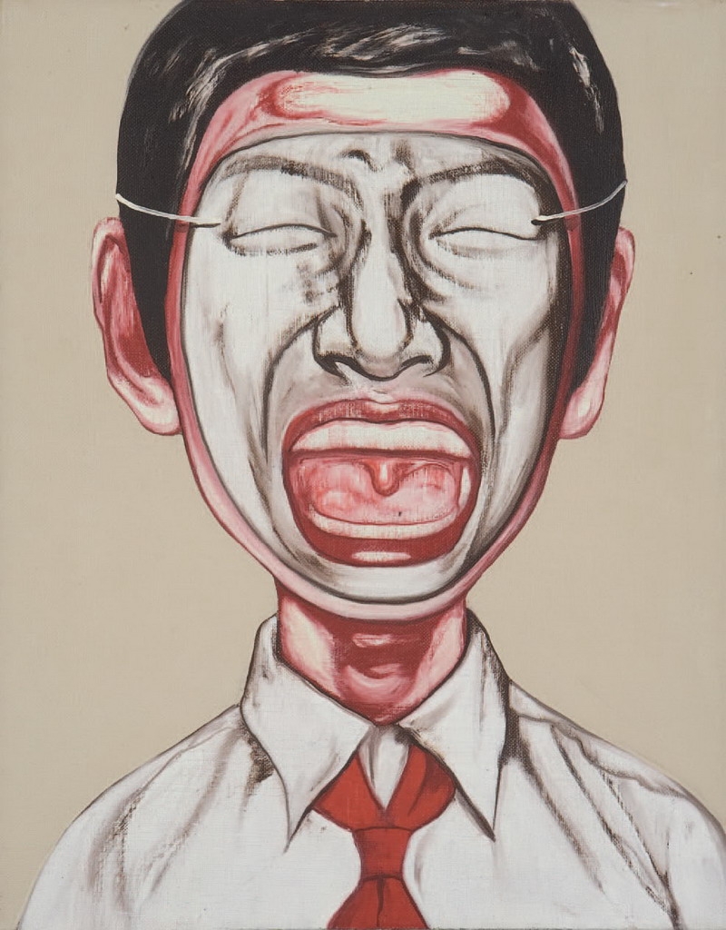Zeng Fanzhi | Mask Series No.5 (1996) | MutualArt